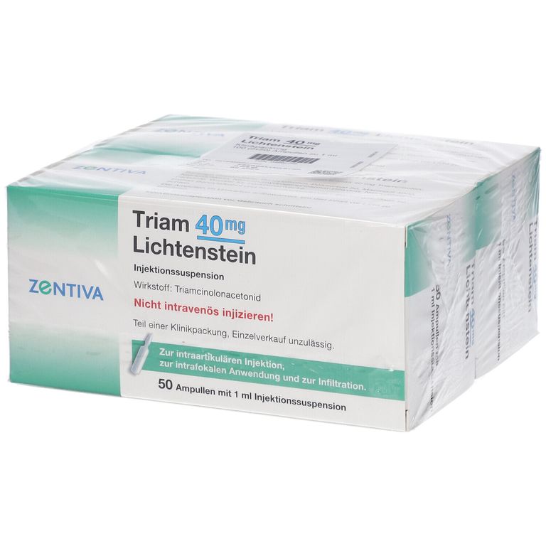 Triam 40 mg Lichtenstein 100x1 ml mit dem E-Rezept kaufen - Shop Apotheke