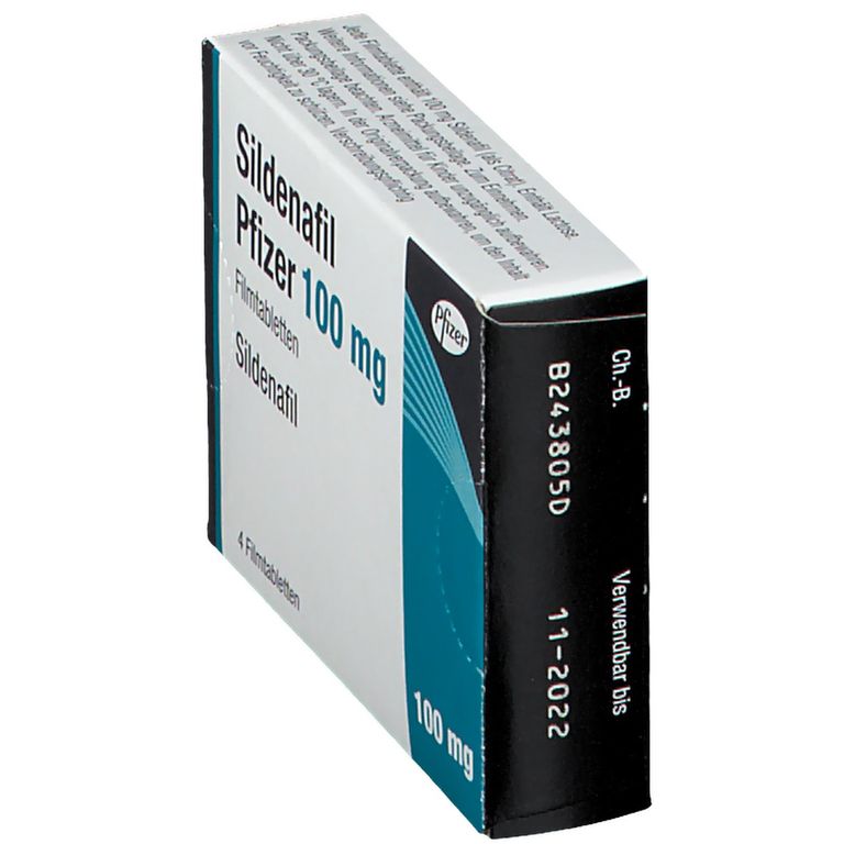 Sildenafil Pfizer 100 mg 4 St mit dem E-Rezept kaufen - Shop Apotheke