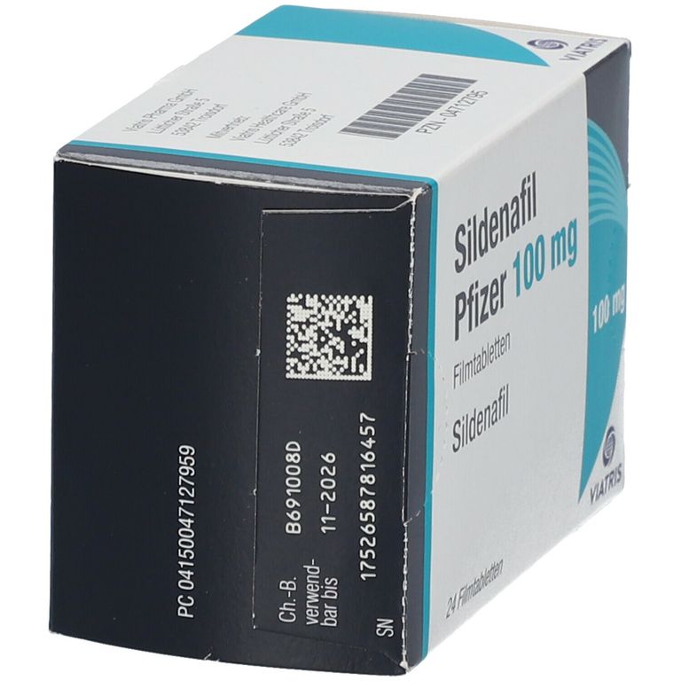 Sildenafil Pfizer 100 mg 24 St mit dem E-Rezept kaufen - Shop Apotheke
