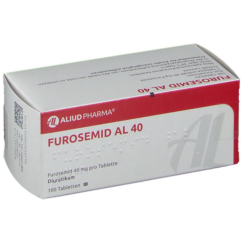 Furosemid AL 40 100 St mit dem E-Rezept kaufen - Shop Apotheke