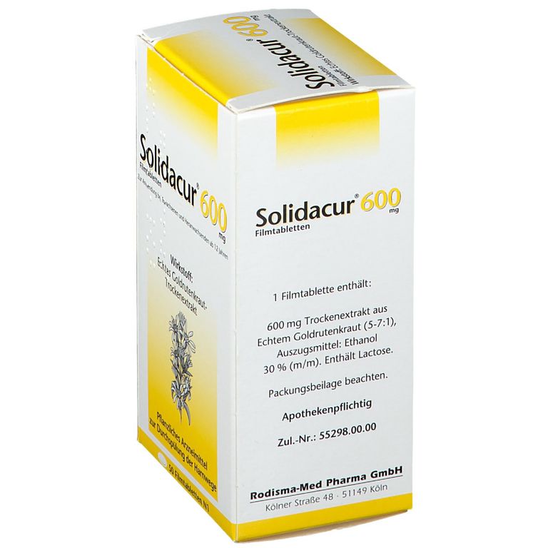Solidacur® 600 mg 50 St - Shop Apotheke