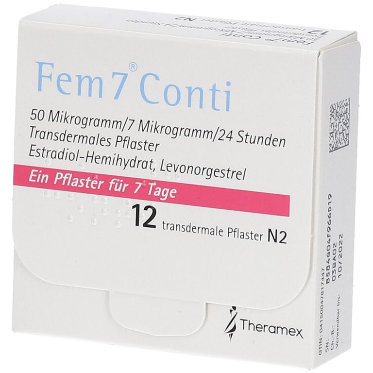 Fem7® Conti 12 St mit dem E-Rezept kaufen - Shop Apotheke