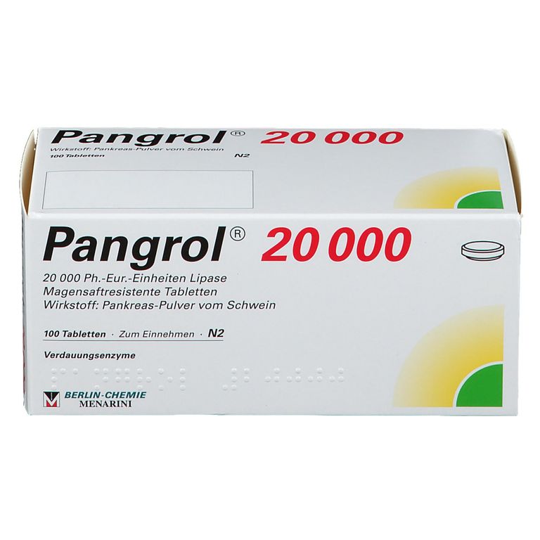 Pangrol® 20000 Filmtabletten 100 St - Shop Apotheke