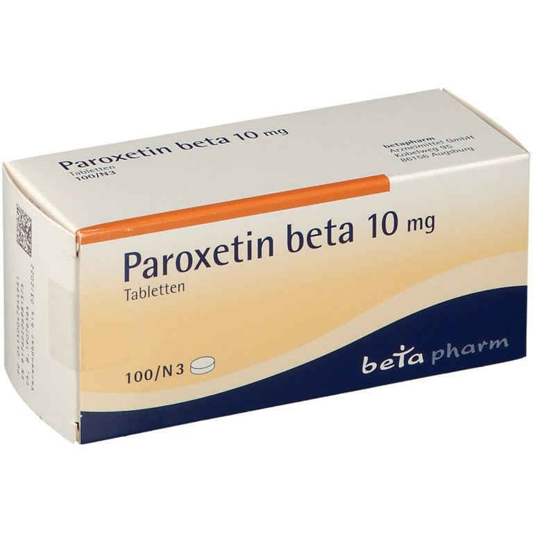 Paroxetin beta 10 mg 100 St mit dem E-Rezept kaufen - Shop Apotheke