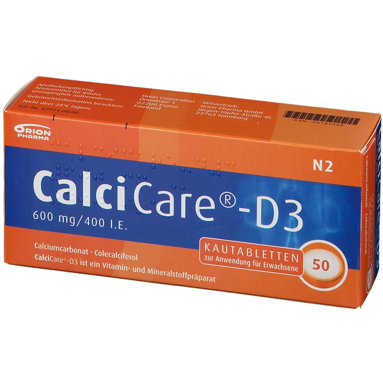 CalciCare®-D3 Kautabletten 50 St - Shop Apotheke