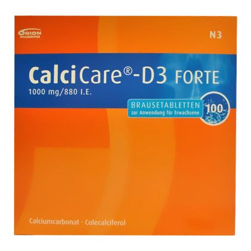 Calcicare D3 forte Brausetabletten 100 St - Shop Apotheke