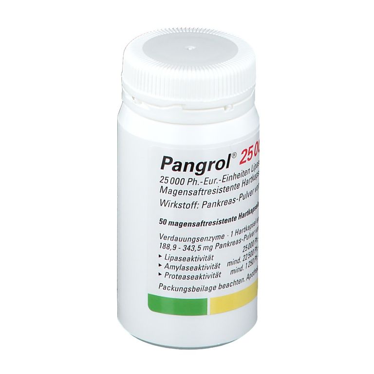 Pangrol® 25000 Kapseln 50 St - Shop Apotheke