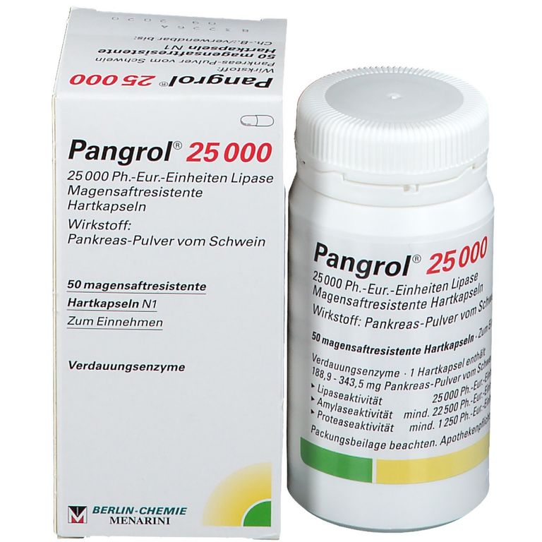 Pangrol® 25000 Kapseln 50 St - Shop Apotheke