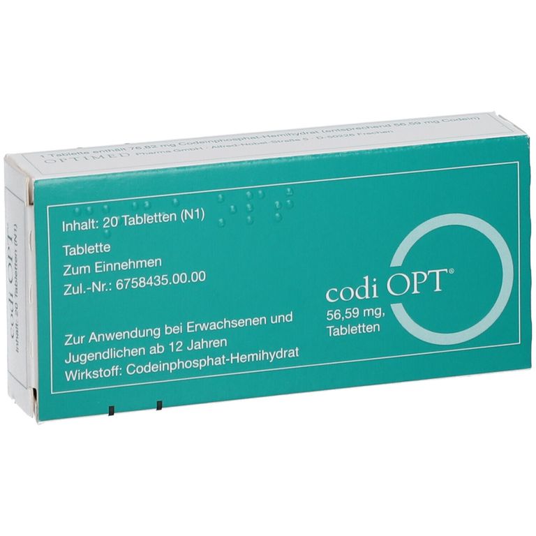 codi OPT® 56,59 mg 20 St mit dem E-Rezept kaufen - Shop Apotheke