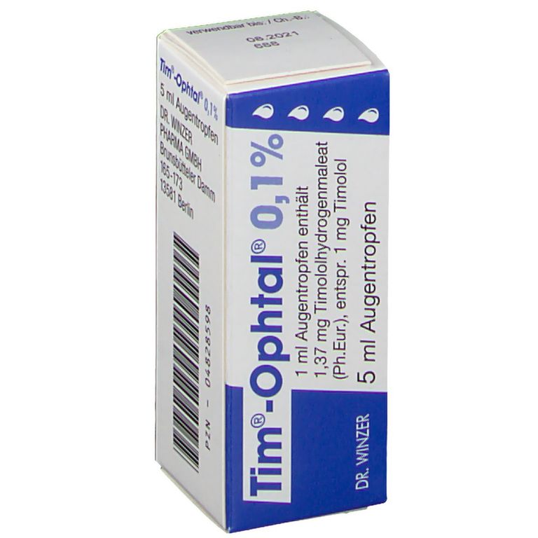 Tim®-Ophtal® 0,1 % 5 ml mit dem E-Rezept kaufen - Shop Apotheke