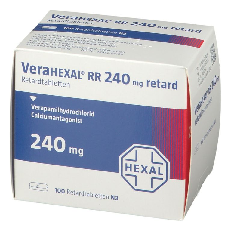 VeraHEXAL® RR 240 mg 100 St mit dem E-Rezept kaufen - Shop Apotheke