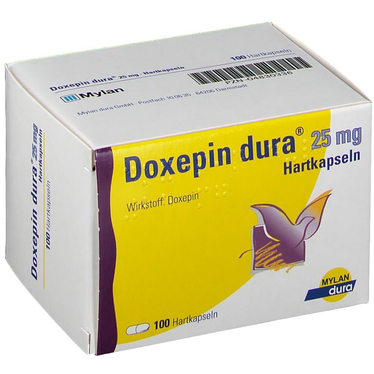 Doxepin dura® 25 mg 100 St mit dem E-Rezept kaufen - Shop Apotheke