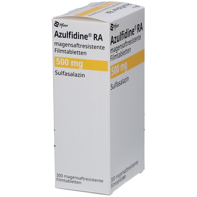 Azulfidine® RA 500 mg 300 St mit dem E-Rezept kaufen - Shop Apotheke