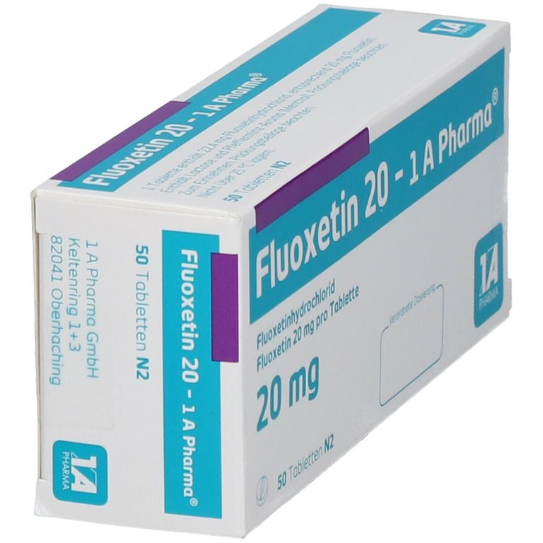 Fluoxetin 20 1A Pharma® 50 St mit dem E-Rezept kaufen - Shop Apotheke
