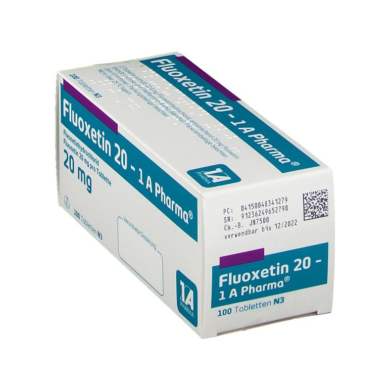 Fluoxetin 20 1A Pharma® 100 St mit dem E-Rezept kaufen - Shop Apotheke