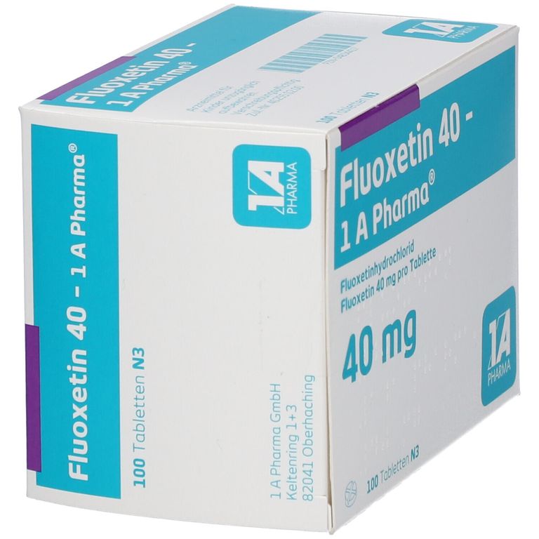 Fluoxetin 40 1A Pharma® 100 St mit dem E-Rezept kaufen - Shop Apotheke