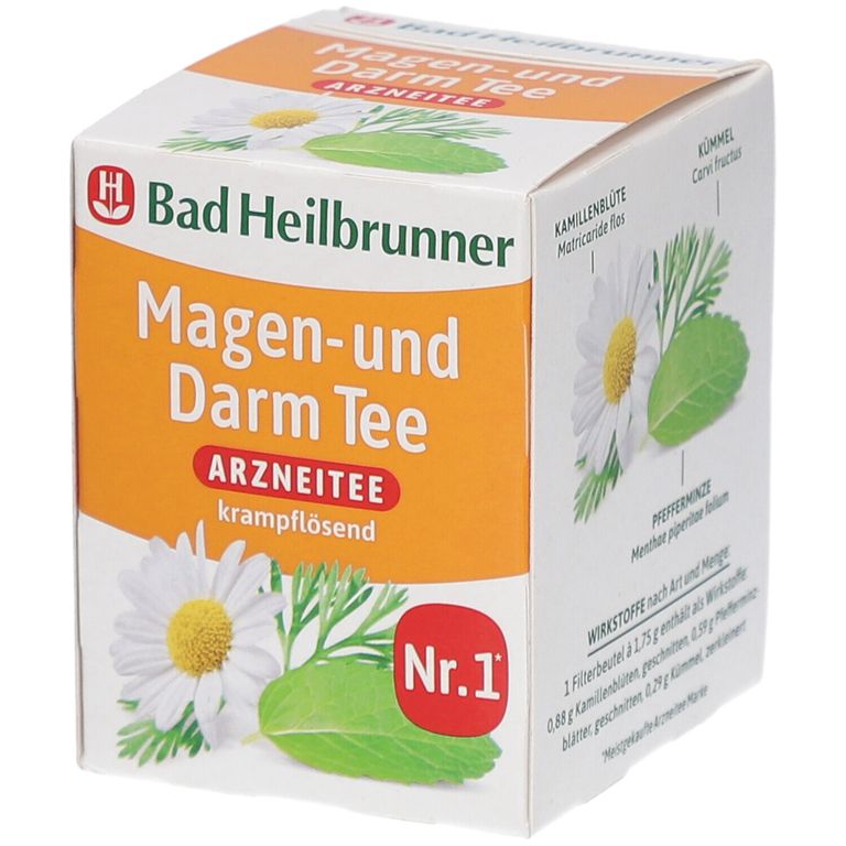 Bad Heilbrunner® Magen- und Darm Tee 8x1,75 g - Shop Apotheke