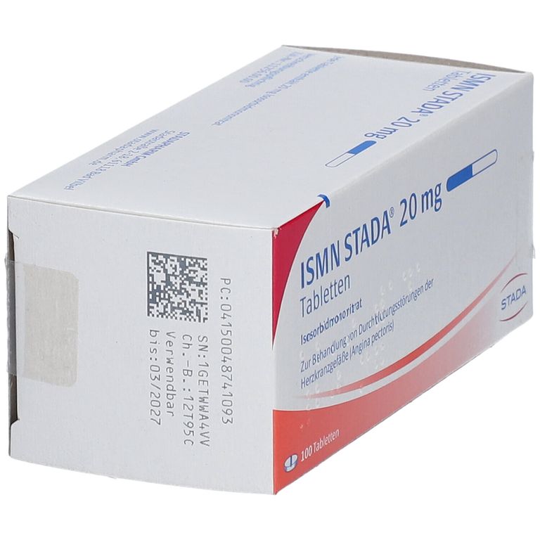 ISMN STADA® 20 mg 100 St mit dem E-Rezept kaufen - Shop Apotheke