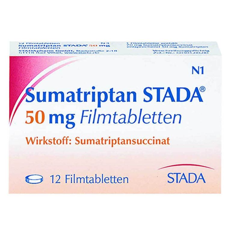 Sumatriptan STADA® 50 mg 12 St mit dem E-Rezept kaufen - Shop Apotheke