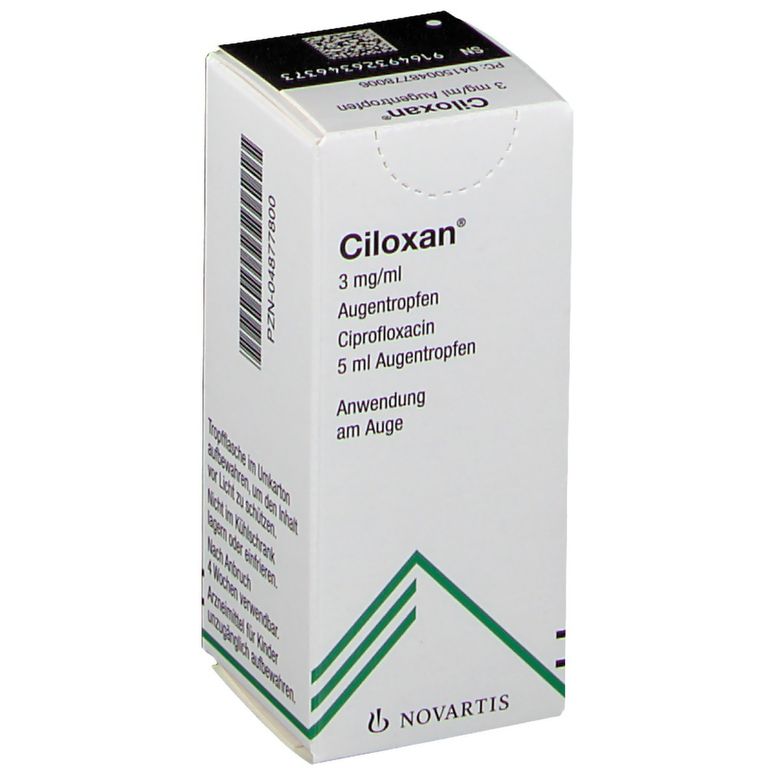 Ciloxan® 3 mg/ml 5 ml mit dem E-Rezept kaufen - Shop Apotheke