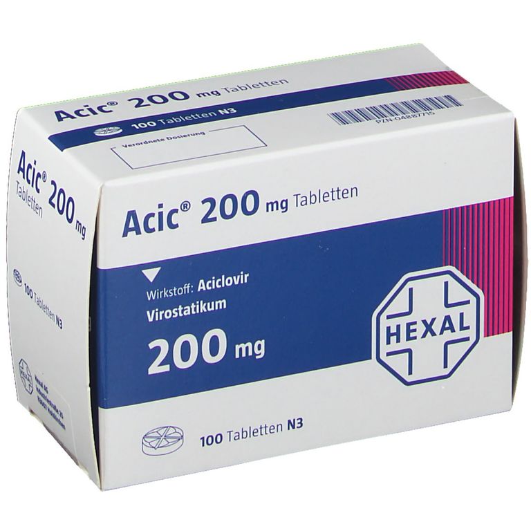 Acic® 200 mg 100 St mit dem E-Rezept kaufen - Shop Apotheke