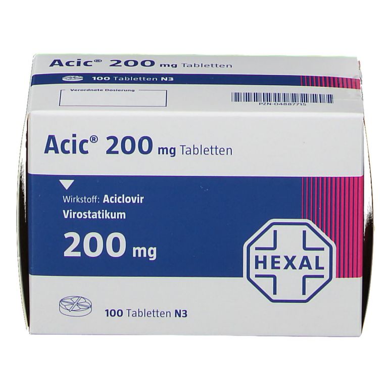 Acic® 200 mg 100 St mit dem E-Rezept kaufen - Shop Apotheke