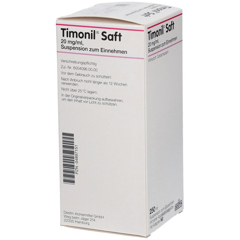 Timonil® Saft 20 mg/ml 250 ml mit dem E-Rezept kaufen - Shop Apotheke