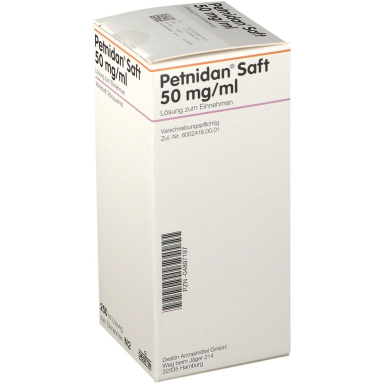 Petnidan® Saft 50 mg/ml 250 ml mit dem E-Rezept kaufen - Shop Apotheke