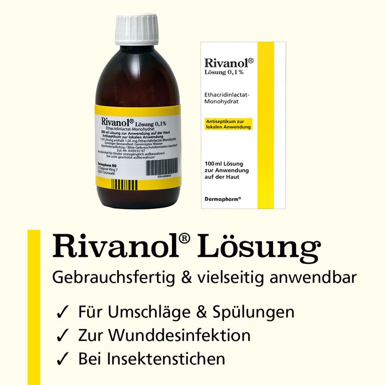 Rivanol® Lösung 0,1% 100 ml - Shop Apotheke