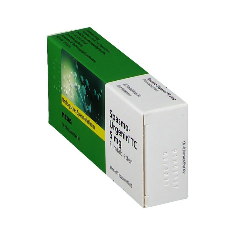 Spasmo-Urgenin® TC 5 mg 30 St mit dem E-Rezept kaufen - Shop Apotheke