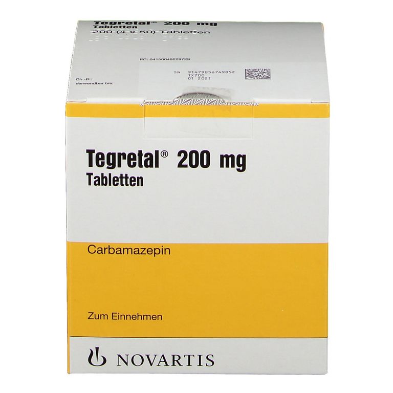 Tegretal® 200 mg 4x50 St mit dem E-Rezept kaufen - Shop Apotheke