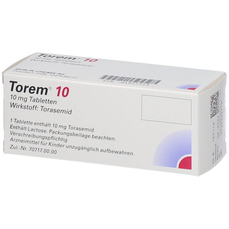 Torem® 10 100 St mit dem E-Rezept kaufen - Shop Apotheke