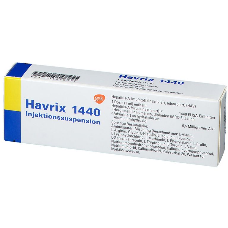 Havrix 1440 1 St mit dem E-Rezept kaufen - Shop Apotheke