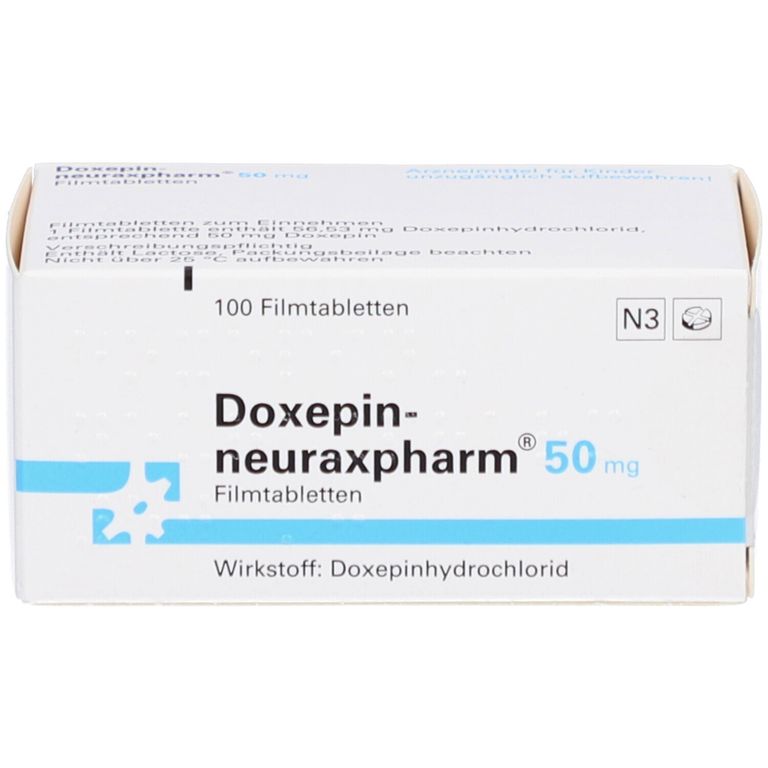 Doxepin-neuraxpharm® 50 mg 100 St mit dem E-Rezept kaufen - Shop Apotheke