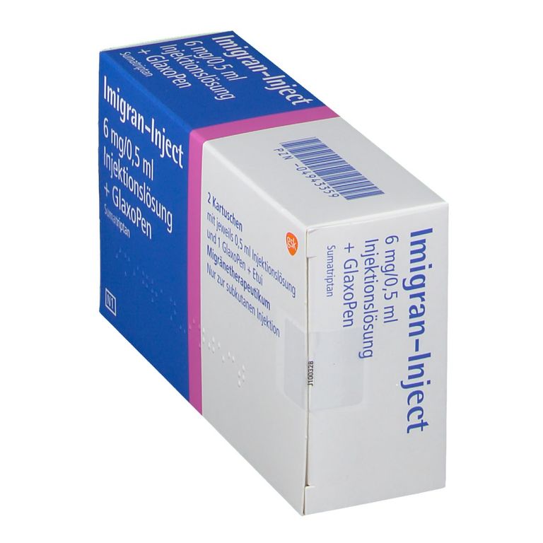 Imigran-Inject 6 mg/0,5 ml + GlaxoPen 2 St mit dem E-Rezept kaufen ...