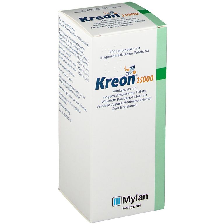 Kreon® 25 000 Kapseln 200 St - Shop Apotheke