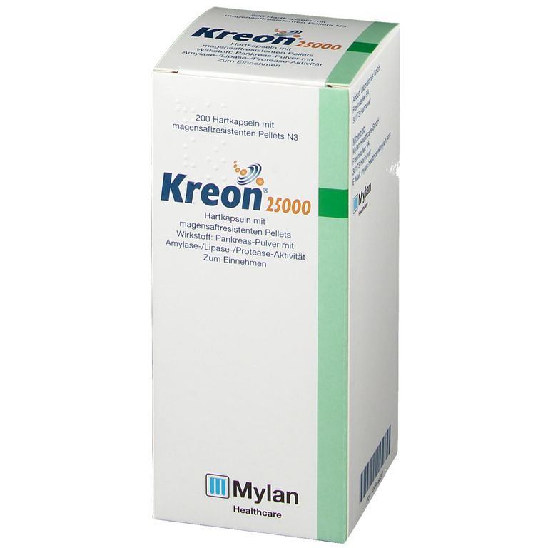Kreon® 25 000 Kapseln 200 St - Shop Apotheke