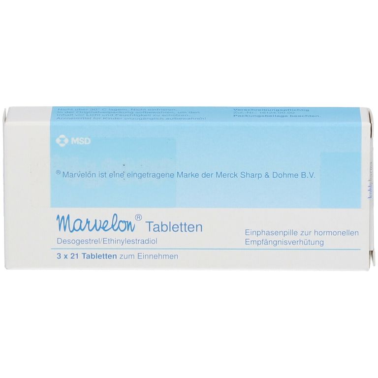 Marvelon 3x21 St mit dem E-Rezept kaufen - Shop Apotheke