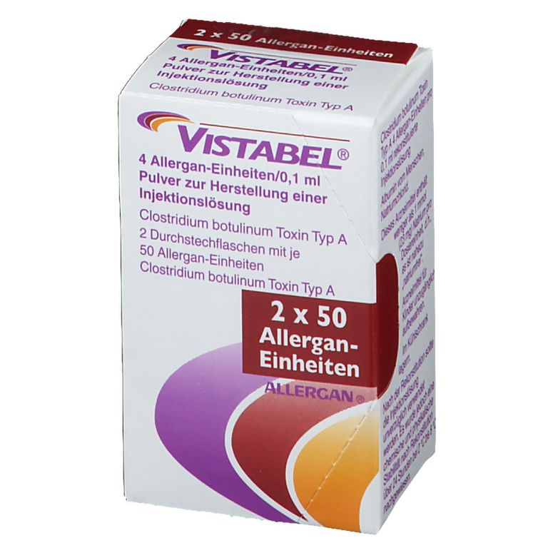 Vistabel® 2x50 Allergan-Einheiten 1 St mit dem E-Rezept kaufen - Shop ...