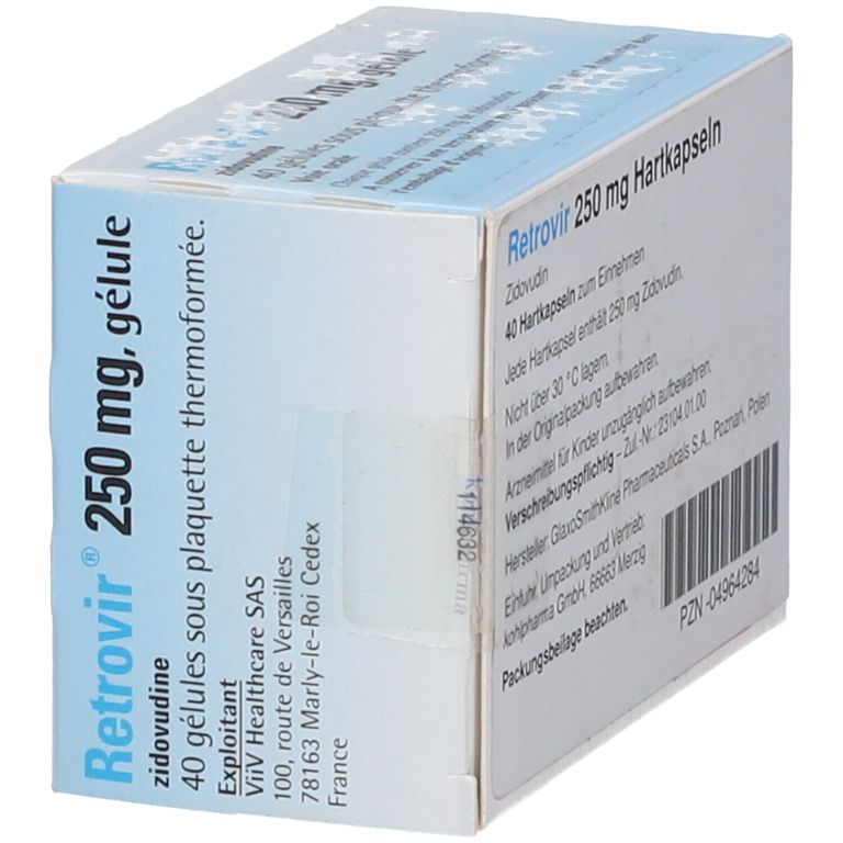 Retrovir 250 mg 40 St mit dem E-Rezept kaufen - Shop Apotheke