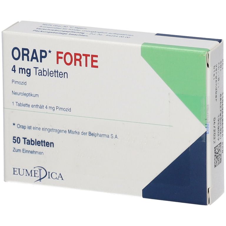 Orap Forte 4 mg 50 St mit dem E-Rezept kaufen - Shop Apotheke