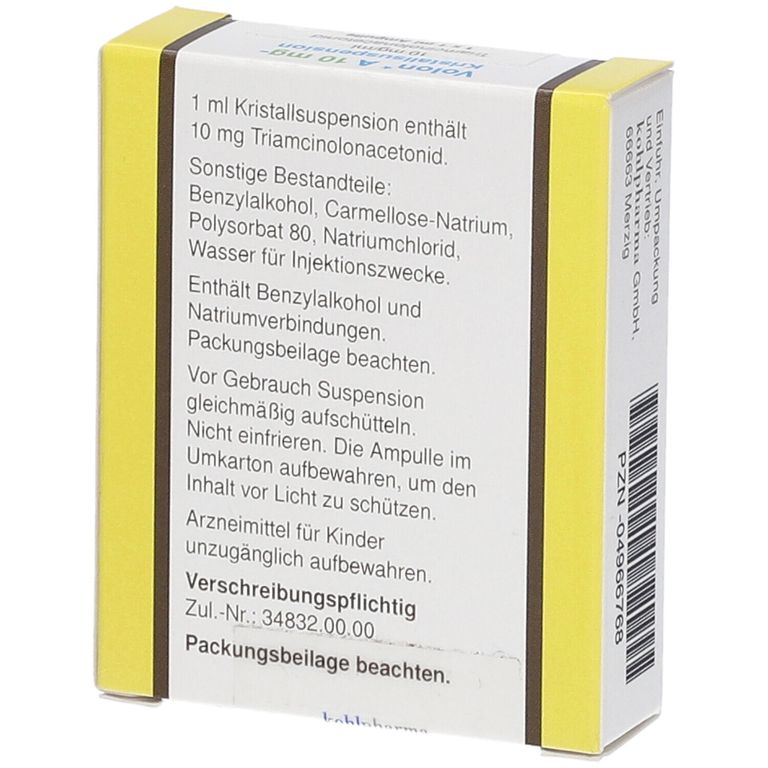 Volon A 10 1x1 ml mit dem E-Rezept kaufen - Shop Apotheke