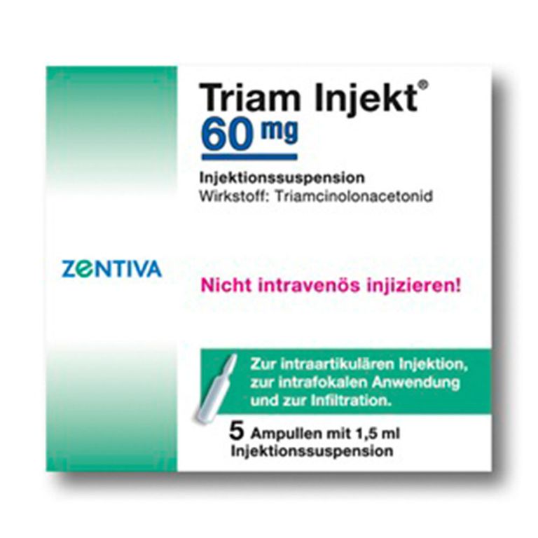 Triam Injekt® 60 mg 5x1,5 ml mit dem E-Rezept kaufen - Shop Apotheke