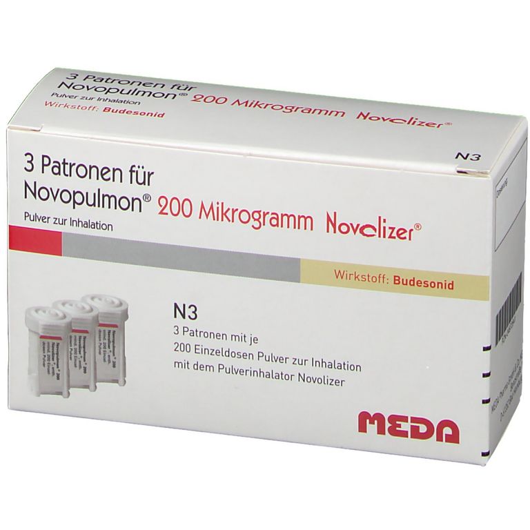 Novopulmon® 200 µg Novolizer® 3 Patronen 3x200 St mit dem E-Rezept ...