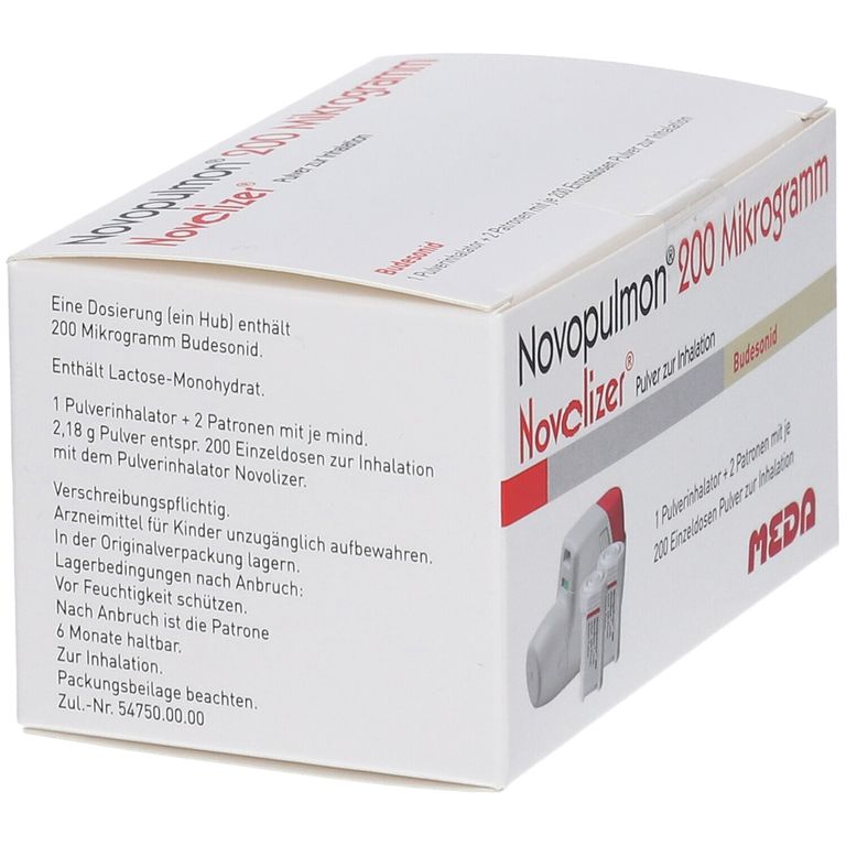 Novopulmon® 200 µg Novolizer® 2x200 St mit dem E-Rezept kaufen - Shop ...