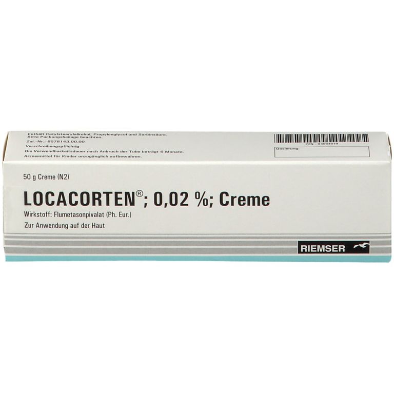 LOCACORTEN® 0,02 % Creme 50 g mit dem E-Rezept kaufen - Shop Apotheke
