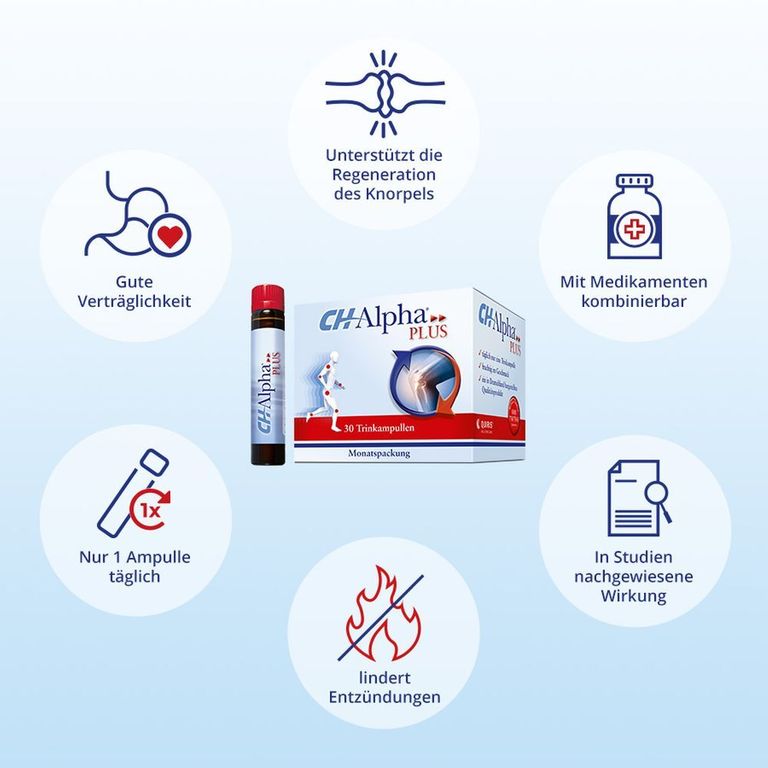 CH-Alpha PLUS Gelenk Kollagen Trinkampullen für gesunde Gelenke und Knorpel mit ...