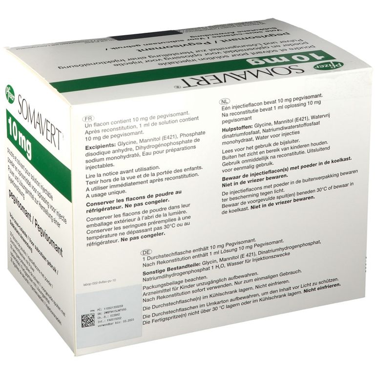 SOMAVERT® 10 mg 30 St mit dem E-Rezept kaufen - Shop Apotheke