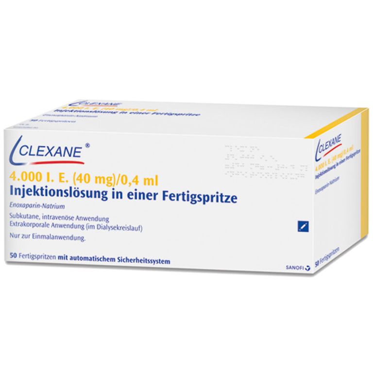 CLEXANE® 4000 I.E. 40 mg/0,4 ml 50 St mit dem E-Rezept kaufen - Shop ...