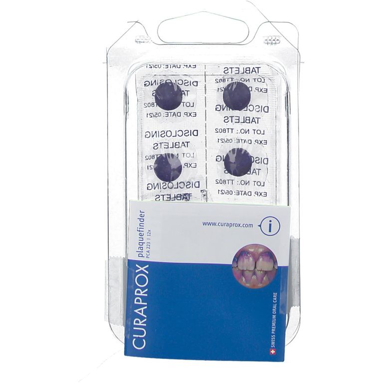 Curaprox® PCA 223 Plaquefinder Anfärbetabletten 12 St - Shop Apotheke